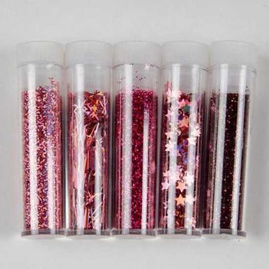Graftoncrafts > Glitter > Glitter and Flitter Set of 5 Test Tube Pack ...