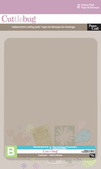 Graftoncrafts > Cuttlebug > Cricut Cuttlebug Replacement B Cutting Pads