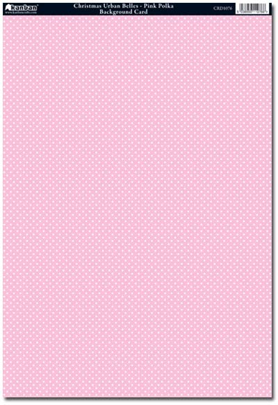 Graftoncrafts > Background > Kanban A4 Background Card Polka Dots Pink